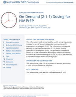 Core Concepts - HIV PrEP Medications and Dosing Options - HIV PrEP ...